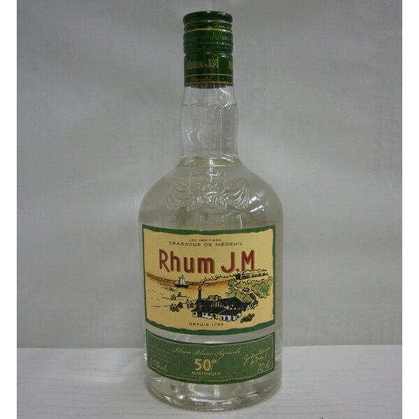 JMラム（ラムJM）ブラン 50% 700ml 正規 アグリコールラム ホワイト フランス マルティニーク島産Rhum J.M Blanc