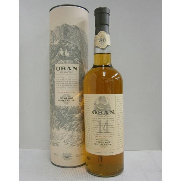 オーバン14年 正規 43% 700ml シングルモルトスコッチウイスキーOBAN 14y