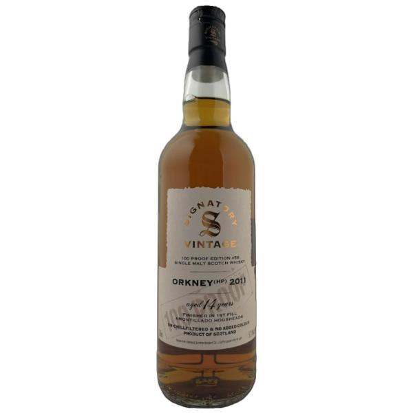 SV 100プルーフエディション #58 オークニー(HP) 14年 2011 57.1% 700ml 正規 シングルモルトスコッチウイスキー シグナトリーヴィンテージ スコットランド 100Proof Finished in 1st Fi...