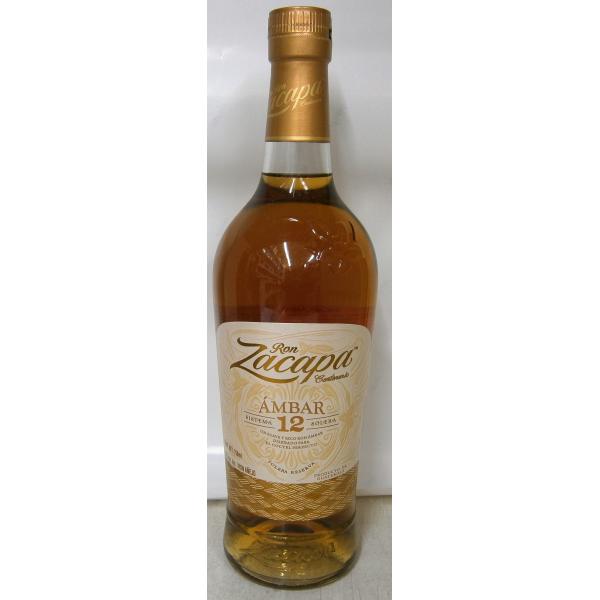 ロン サカパ センテナリオ アンバー１２ 40% 750ml 並行 ラム グアテマラRON ZACAPA CENTENRAIO ANBER 12