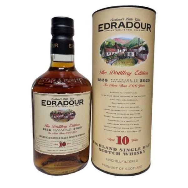 エドラダワー 10年 創業200周年記念ラベル 46% 700ml 正規 ハイランドシングルモルトスコッチウイスキー スコットランド Oloroso Sherry Casks 限定ラベルエドラダワー創業200周年記念ラベル