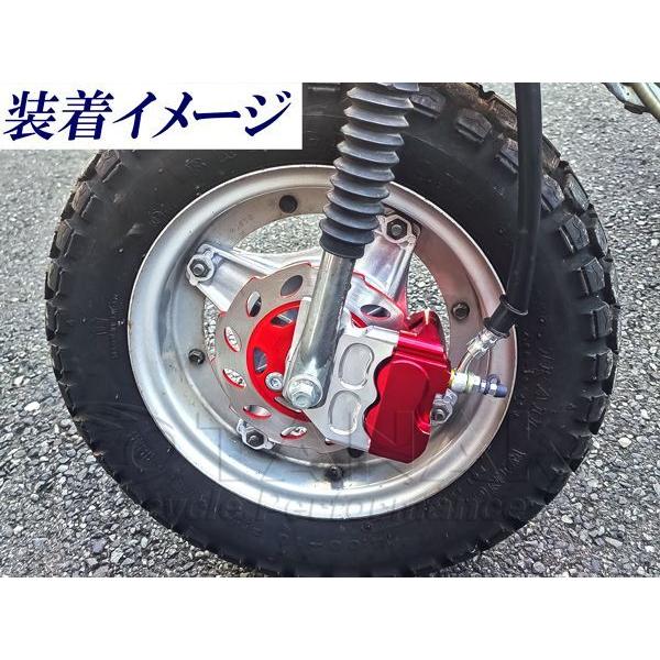 ダックス　ノーマルフロントフォーク用ディスクブレーキ化キット（左ローター）純正フォークを使用してディスクブレーキに変更が可能なセットです。【適合】ダックスST50/ST70（1969）※ダックス分離式フォーク※ST70エクスポートフォーク【...