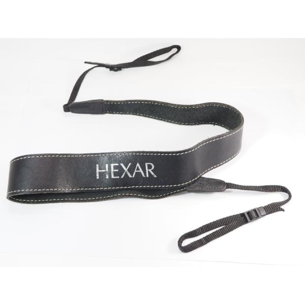 ■商品名：【 中古品 】KONICA HEXAR ストラップ 幅約37ｍｍ(中央採寸) 紐幅約7ｍｍ コニカ ヘキサー ストラップ [管7434X-1227]■商品状態：【 中古品 】 　使用に伴う紐擦れロゴ部ヒビはがれ箇所ございます。　画...