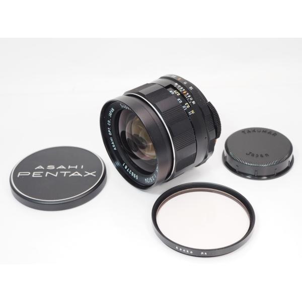 ■商品名：PENTAX Super-Multi-Coated Takumar 24mmF3.5 M42 レンズ ペンタックス  [管PX7065■商品状態：　外観は薄いスレ少しで使用感少ない綺麗な印象の　外観です。　肝心のレンズもカビくもり...