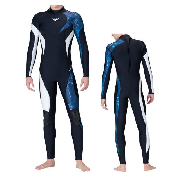 ▼ダイビング用ウェットスーツ 3mm / 5mm ＊オーダー品　動きやすい両面ジャージ素材　夏〜秋口まで国内外のリゾートに　エントリー〜ミドルクラスのダイバー向き ▼表生地 = スタンダードジャージ　裏生地 = スタンダードジャージ▽膝パッ...