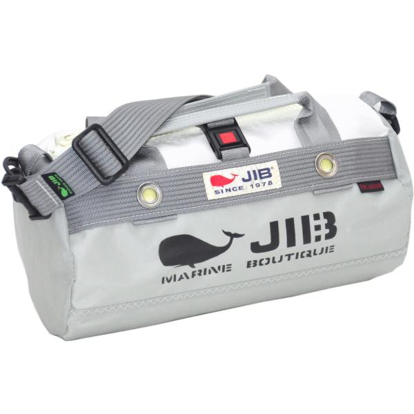 ■JIBダッフルバッグSSボーダー小さくて軽くて、でも色々こまごま、たくさん入る筒型ショルダーバッグ。長財布、スマホ、コスメポーチ、手帳、折りたたみ傘、マグボトル、エコバッグ、ひとくちおやつ・・・いろいろ入れて毎日のお出かけに使いたい。ふら...
