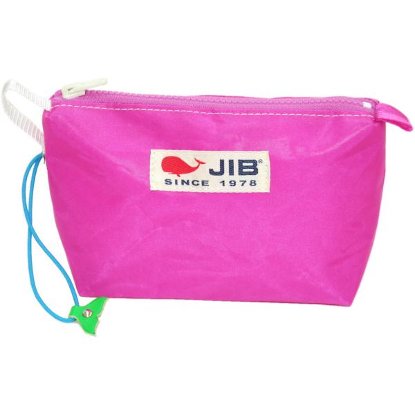 文庫本や通帳が入るサイズのコンパクトなポーチキーリング付き■JIB フィンガーポーチ（キーリング付）　FPO32定番のフィンガーポーチが刷新されて登場。着脱可能なキーリングには、しっぽチャーム付き。コスメグッズやステーショナリーを入れるのに...