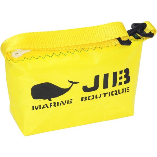 ハンドル付きのコンパクトなポーチ■JIB ハンドルポーチS　HPOSハンドルが付いたミニポーチです。ファスナー脇のジグザグミシン目がアクセント。お財布、スマホ、ハンカチ、、それだけ入れて持ち歩きたいときに重宝します。バッグインバッグとしてや...