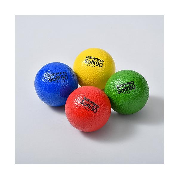 《1個の価格です》 ●メーカー：ナガセケンコー●品番：S90●重量：32g●直径：約9cm（ソフトボール2号は9.1cmです）●材質：表皮/特殊樹脂コーティング、内部/スポンジ●カラー：青・赤・緑・黄色●対象：小学生から大人●生産：スウェー...