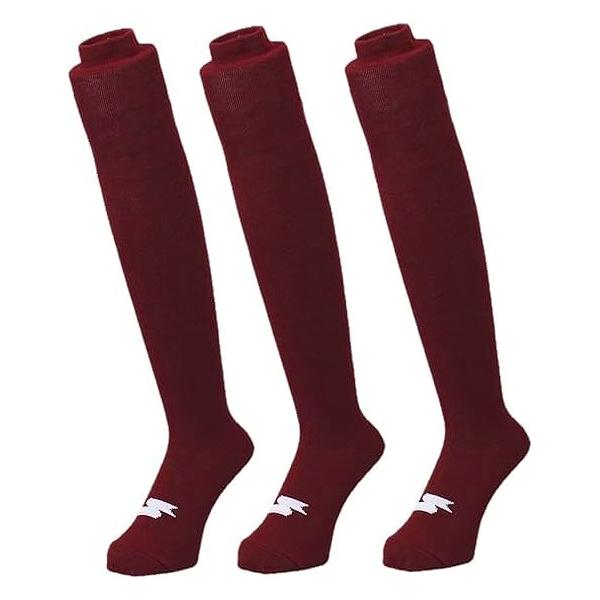 SSK 3足組アンダーソックス強い破れにくい/柔らかい履き心地●メーカー：エスエスケイ●カラー：エンジ（22）●タイプ：ひざ上設計●枚　数：3足組●素　材：ポリエステル・綿・ナイロン・ポリウレタン●生産国：中国製■サイズ：（YA2531C）...