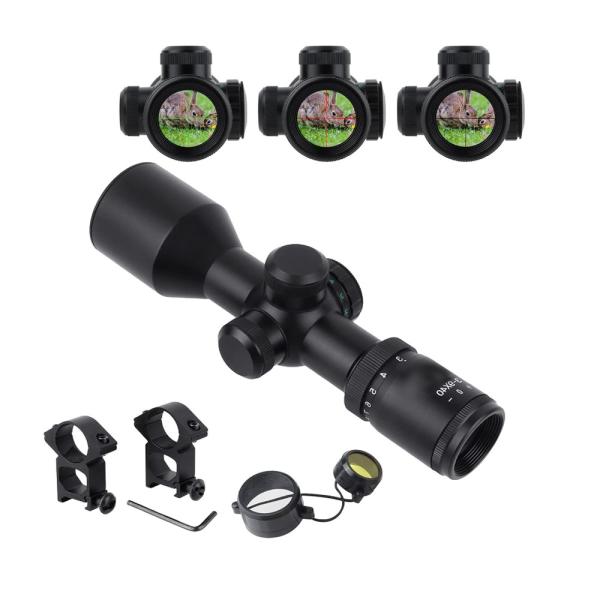 3〜9倍可変倍率のライフルスコープです、コンパクトサイズながら携帯性に優れ、使いやすさも抜群です。サバゲーやアウトドアスポーツでの利用に最適です倍率：３〜９倍材質：アルミ合金本体サイズ：約190 x 45 x 45mm本体重量：約300g ...