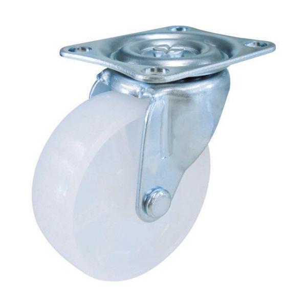 メーカー：ＴＲＵＳＣＯ  品番：TYGNY-25  走行性、耐荷重性を備えた小型キャスターです。