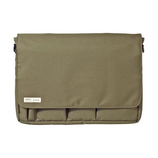 メーカー：リヒトラブ 　品番：A-7577-22   ペンやスマートフォンなど様々なワーキングツールを整理して持ち運ぶ事ができるキャリングポーチ。　　＜使用イメージ＞<BR>※商品の色はオリーブになります。＜使用イメージ＞&lt...
