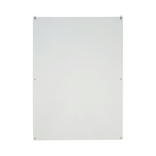 メーカー：アートプリントジャパン 　品番：1000052516   シンプルなアクリルパネルは作品を選ばず使用できる！　　＜吊下げ金具（裏面）＞＜使用イメージ＞