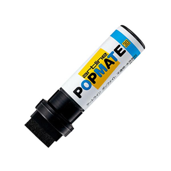 メーカー：シヤチハタ　 品番：PMP-30Bブラツク  【使いきりタイプ】重ね描きもキレイなPOP用マーカー。　　
