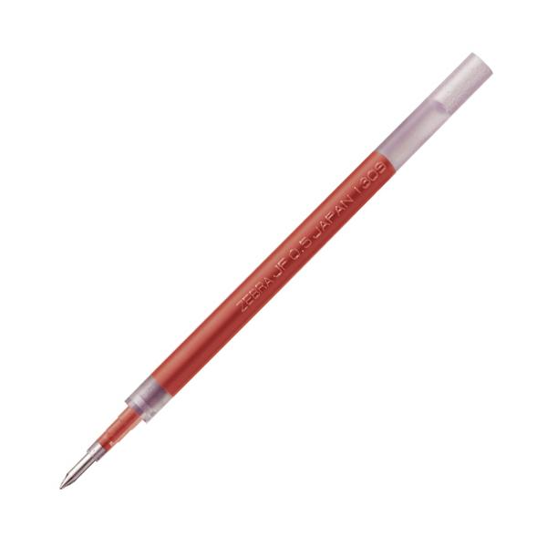 メーカー：ゼブラ 　品番：RJF5-R   ＺＥＢＲＡゲルインクボールペン替芯　サラサ０．５エアーフィットジェル用　　