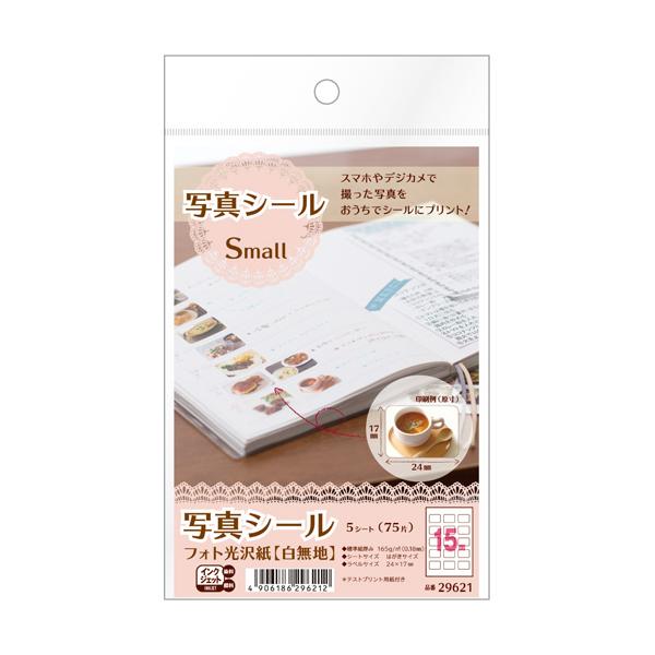 メーカー：エーワン   品番：29621 バラ   デジカメやケータイで撮った写真を印刷できるシール台紙。