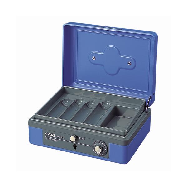 メーカー：カール事務器　 品番：CB-8200-B  ダブル錠だから安心。大きめの小物入れには実印などの保管にも便利。　　