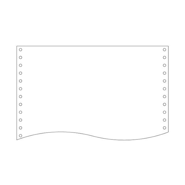 メーカー：トッパンエッジ　品番：1510D1　ノンインパクトプリンタ用フォーム　１Ｐ