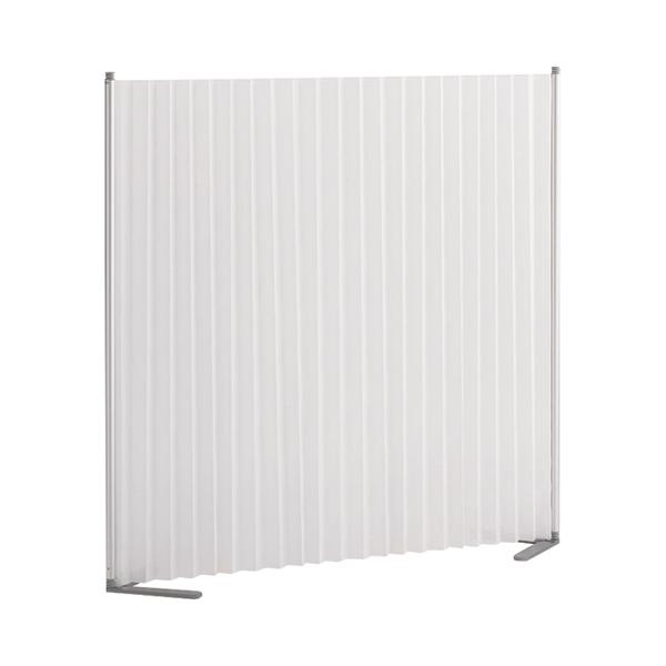 メーカー：トヨダプロダクツ　 品番：KP-1W  広げたり縮めたり、幅が調整できるクロスパーティション。　　画像はイメージです。連結もできます。防炎物品適合商品＆消臭機能付＜使用イメージ＞
