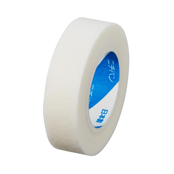 メーカー：ニチバン 　品番：W129   医療補助テープのスタンダード。ガーゼや包帯止めに。　　＜パッケージ＞＜パッケージ裏面＞