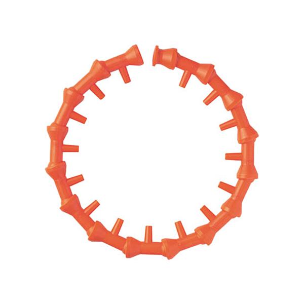 メーカー：ＴＲＵＳＣＯ　品番：CL-2N10K　円の中心に向かって15個のノズルからクーラントを供給します。