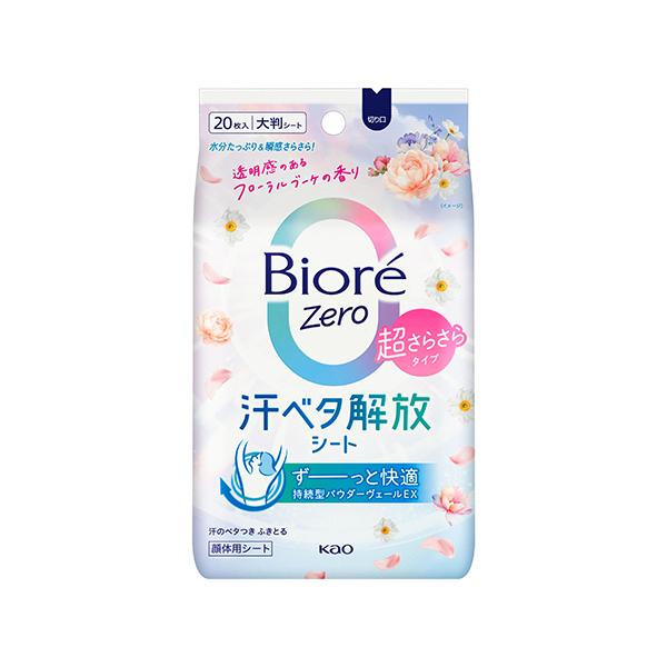 メーカー：花王　品番：432414　1枚で全身心地よい、感動のふき心地。ずーっと快適続くボディシート。　