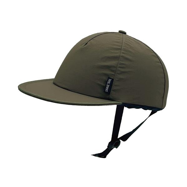 メーカー：エクスプラス 　品番：232-WIXP112 カ-キ   自転車用ヘルメットにカジュアルなキャップ型カバーがついたヘルメットキャップ。　　