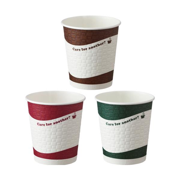 メーカー：オリジナル　品番：GDPR75BA　レンガのような立体感を発泡素材で表現した断熱レリーフカップ<br>