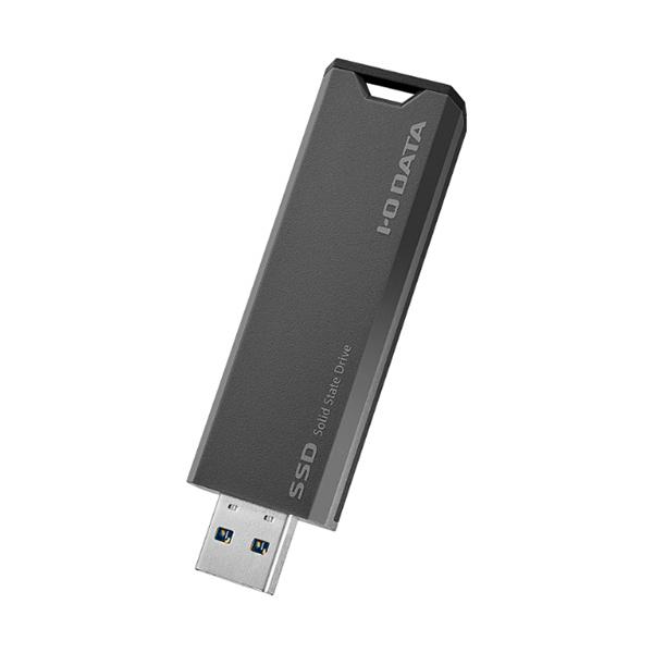 メーカー：アイオーデータ　 品番：SSPS-US2GR  ケーブル不要でかさばらず、持ち運びしやすい！超小型＆高速転送のスティックSSD　　