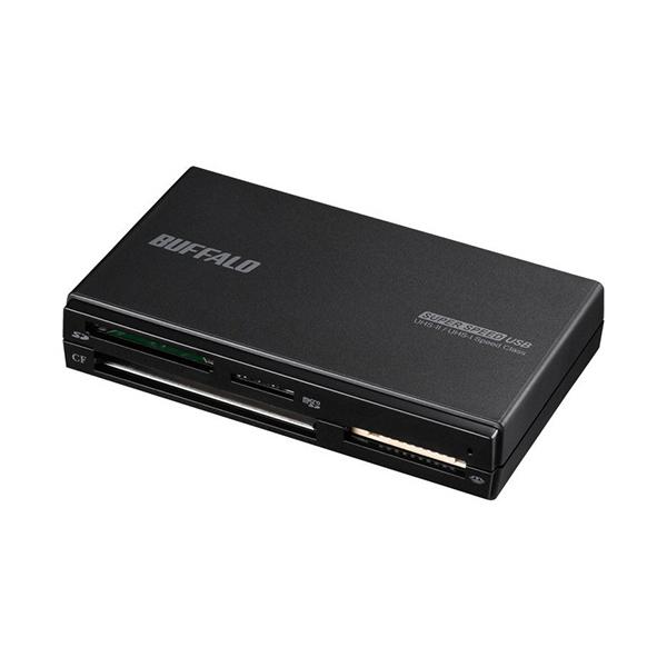 メーカー：バッファロー　 品番：BSCR700U3BK  スマホやデジカメの主要なメディアに対応。これ一台で様々なシーンでご利用いただけます。　　