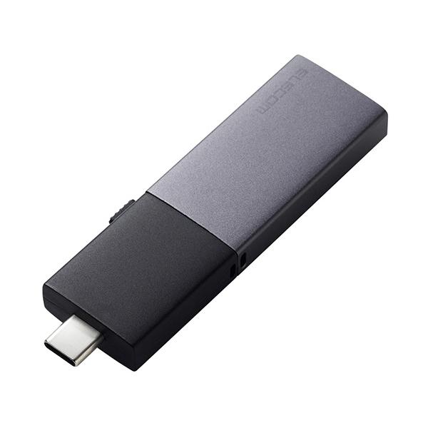 メーカー：エレコム　 品番：ESD-EWC0500GBK  USB Type-C/USB-Aコネクター対応外付けポータブルSSD　　＜USB-A＞＜USB Type-C＞