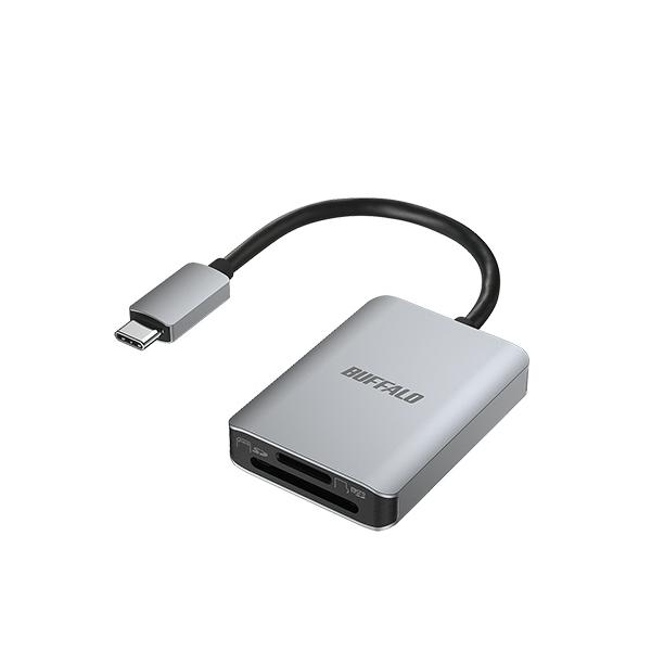 メーカー：バッファロー　 品番：BSCR510U3CSV  パソコン、スマホ、タブレットに挿すだけで使えるType-C接続　　