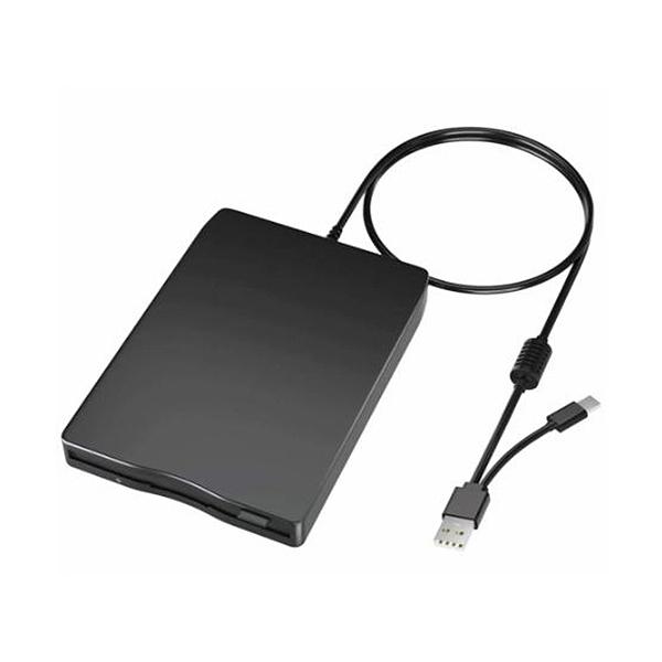 メーカー：ハンクス　 品番：HT-FD31BY  USB Type-AとType-Cに対応フロッピーディスクドライブ　　