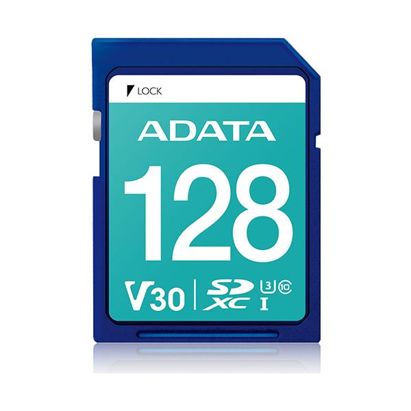 メーカー：ＡＤＡＴＡ　 品番：ASDX128GUI3V30S-R-I  プロフェッショナルなパフォーマンスで素晴らしい思い出を捉える　　＜パッケージ＞※お届けの商品は128GBになります。