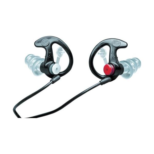 メーカー：ＳＵＲＥＦＩＲＥ   品番：EP4-BK-MPR   人間工学に基づいたデザインとマルチフランジの幹は、快適さとイヤピース保持のために耳の形状に適合しています。