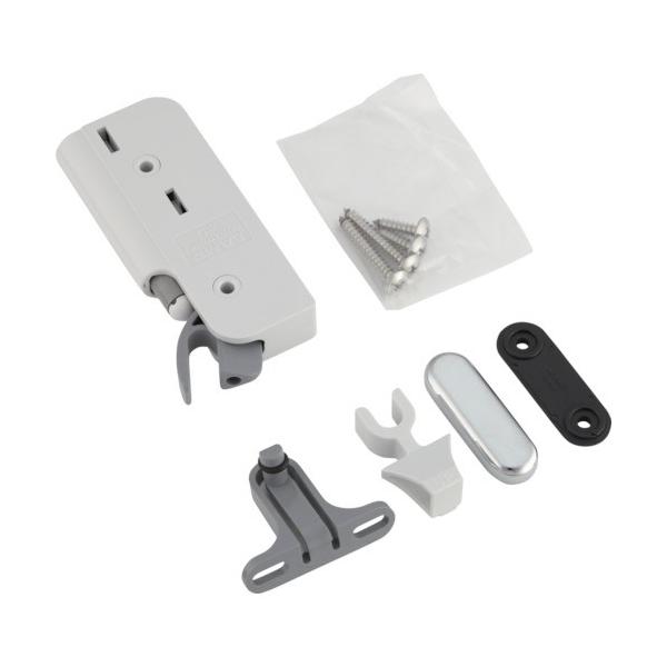 メーカー：スガツネ工業  品番：DC-90G  ソフトクローズ機能付き扉用キャッチです。