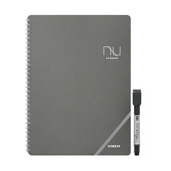 メーカー：欧文印刷 　品番：NGA403FN08   ノートのように使えて持ち歩けるホワイトボード。　　＜使用イメージ＞