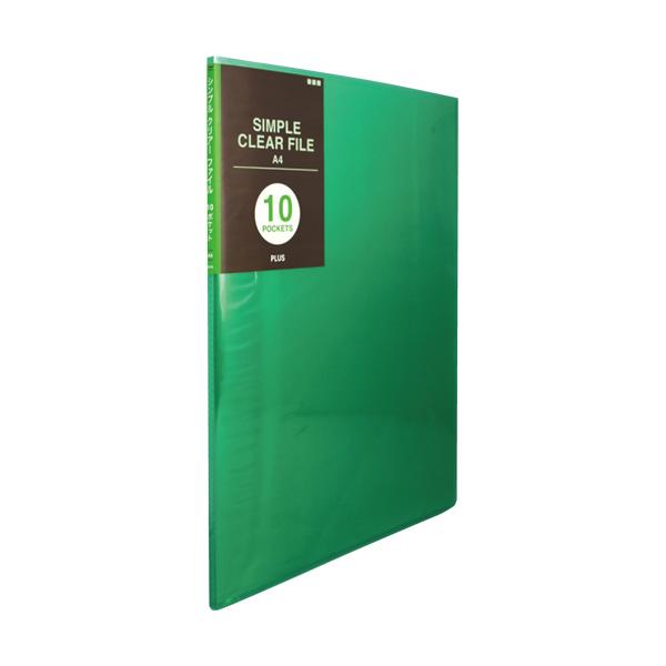 メーカー：プラス 　品番：FC-210SC GR   【固定式】透明表紙で中身が見やすい。　　画像はイメージです。<BR>商品の色はグリーンになります。画像はイメージです。<BR>商品の色はグリーンになります。