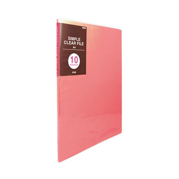 メーカー：プラス 　品番：FC-210SC PK   【固定式】透明表紙で中身が見やすい。　　画像はイメージです。<BR>商品の色はピンクになります。画像はイメージです。<BR>商品の色はピンクになります。