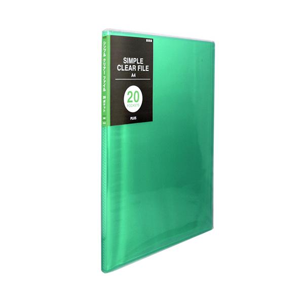 メーカー：プラス 　品番：FC-220SC GR   【固定式】透明表紙で中身が見やすい。　　画像はイメージです。<BR>商品の色はグリーンになります。画像はイメージです。<BR>商品の色はグリーンになります。