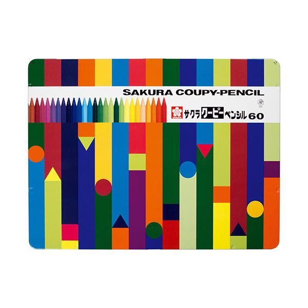 メーカー：サクラクレパス 　品番：FY60   折れにくく、消しやすい、削ることができる。全部が芯の色鉛筆です。　　