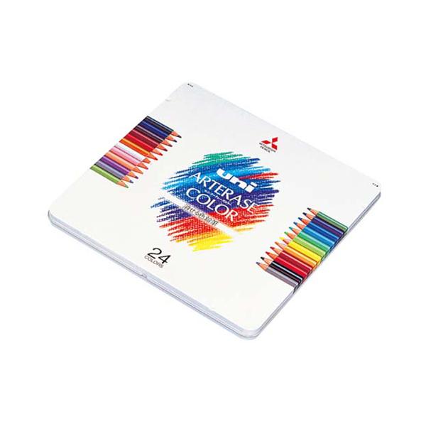 メーカー：三菱鉛筆  品番：UAC24C  描いて、消せる色鉛筆