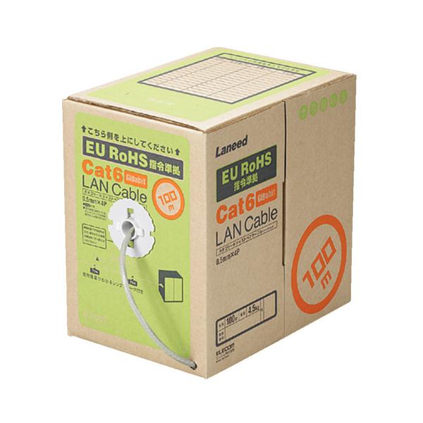 メーカー：エレコム 　品番：LD-CT6/LG100/RS   オフィスＬＡＮを自分でクラフト、使う長さにムダなし。　　