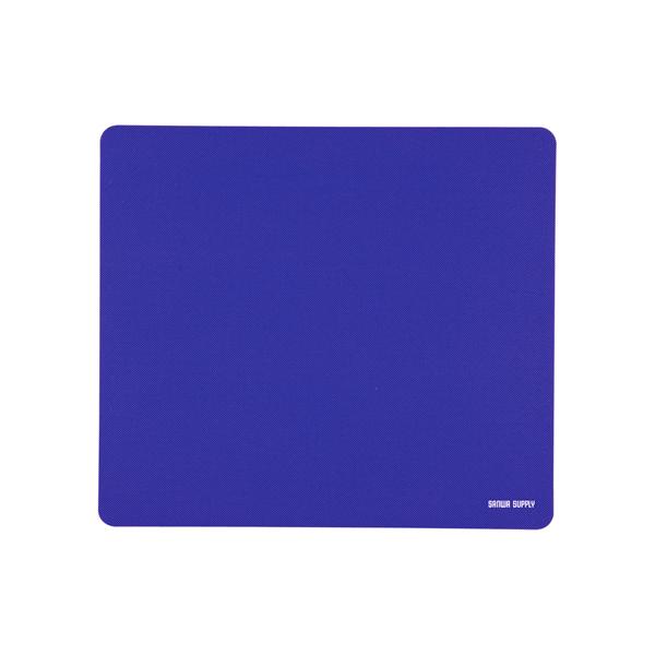 メーカー：サンワサプライ　品番：MPD-EC30BL　再生PETを使用した環境にやさしいECOマウスパッド。