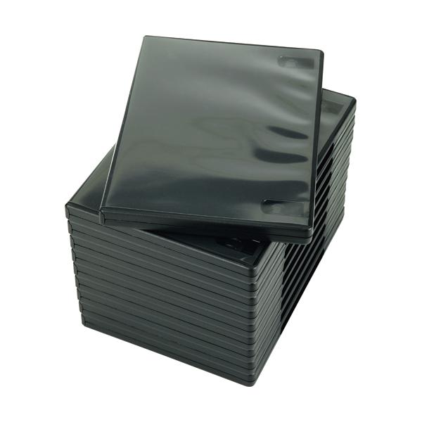 メーカー：ナガセテクノサービス   品番：FD1001TLB10   軽くて割れにくいポリプロピレン樹脂製のＣＤ／ＤＶＤ収納トールケース