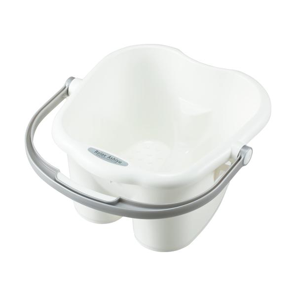 メーカー：イノマタ化学　品番：2503ホワイト　お部屋で手軽に足湯ができる足湯バケツです。