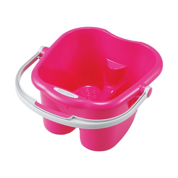 メーカー：イノマタ化学　品番：2503ピンク　お部屋で手軽に足湯ができる足湯バケツです。