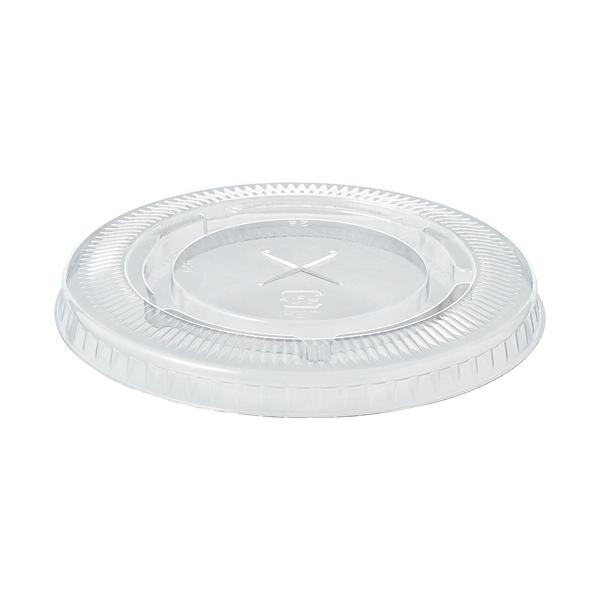 メーカー：サンナップ　 品番：CL92-100F  PETクリアーカップ用のフタです。　　＜使用イメージ＞<br>※商品はフタのみになります。