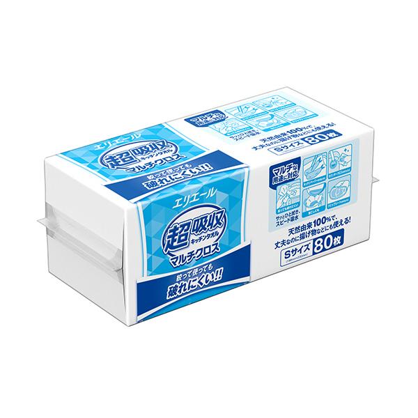 メーカー：大王製紙 　品番：EマルチS80R   吸収性が高く、さっと水や油を素早く吸収。　　